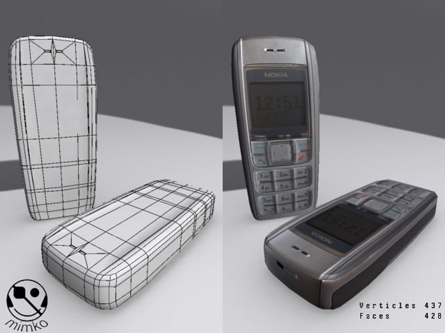 Nokia Mobiles 3d Model