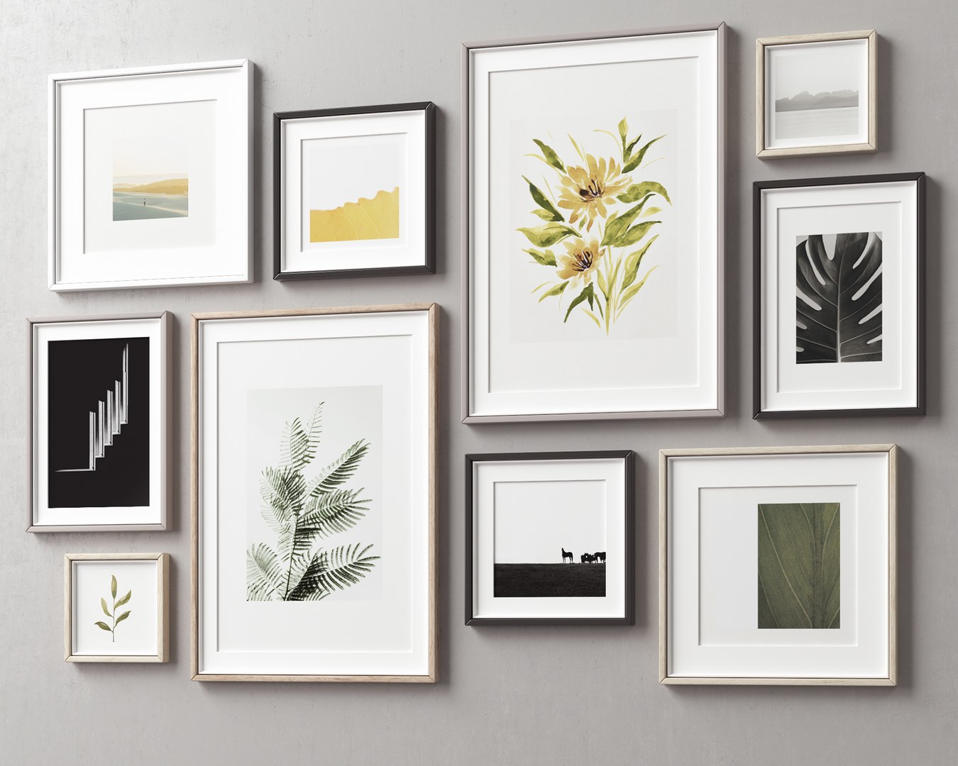 3D Picture Frames Set-316 - TurboSquid 1896393