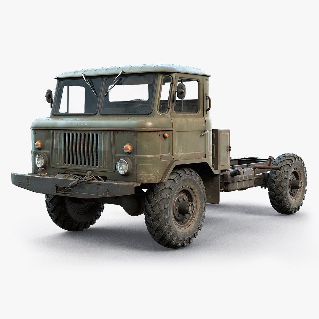 GAZ-66 Chassis 3D - TurboSquid 2052578