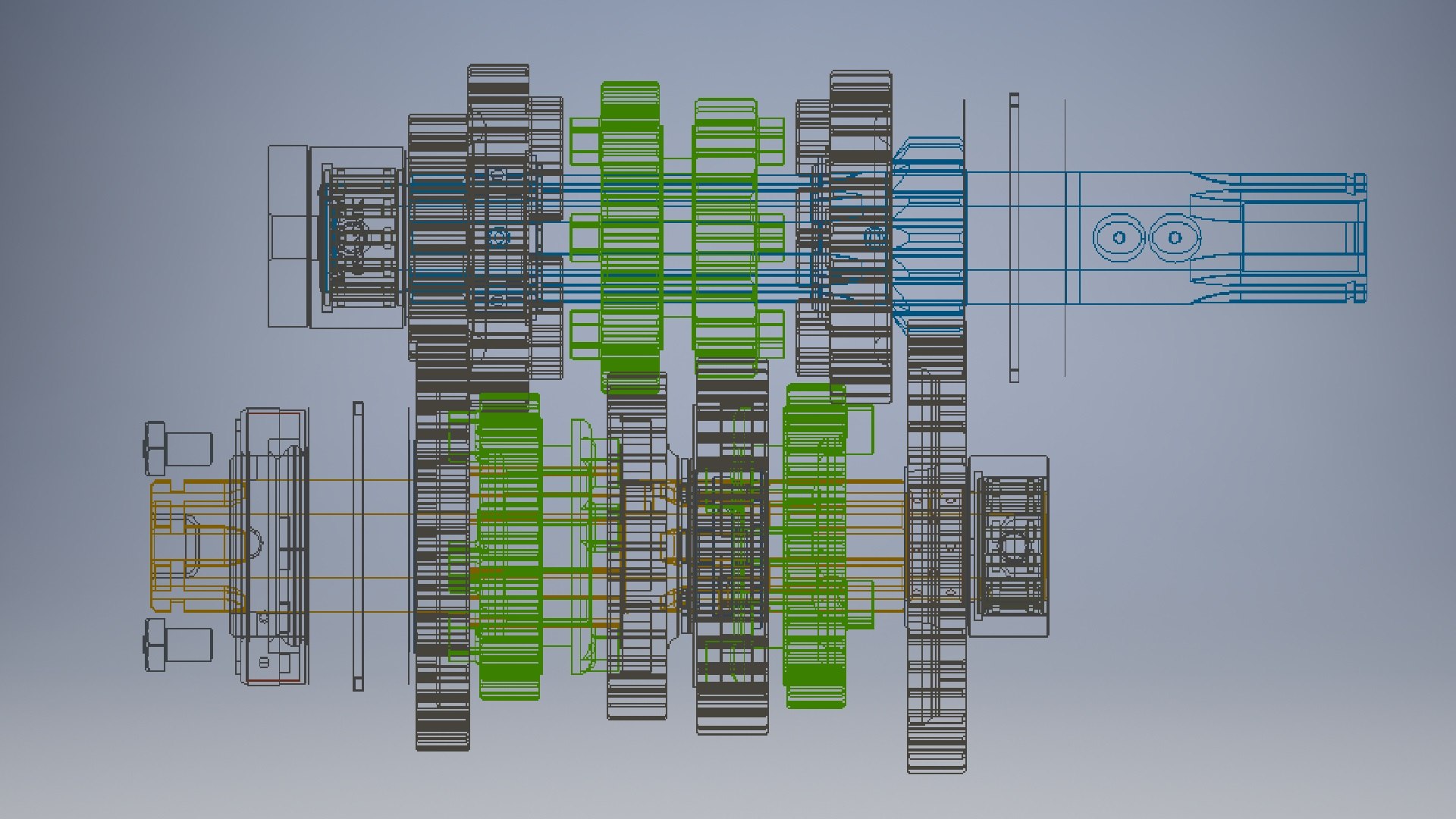 3D Motor Transmission 3D Model Model - TurboSquid 2088100