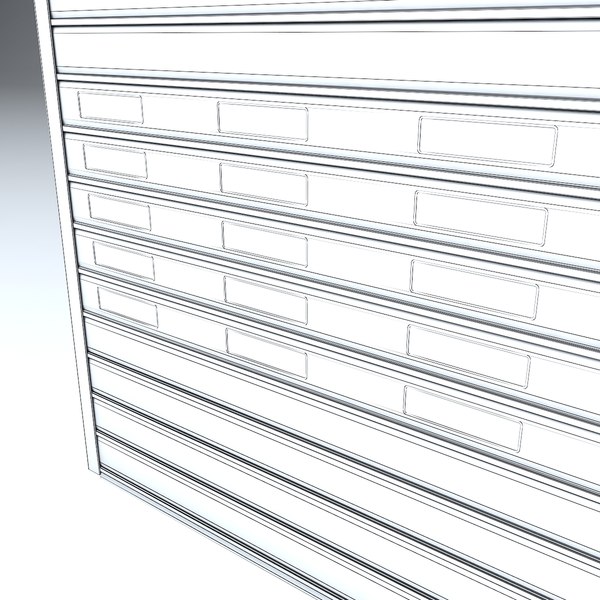 Garage door electric 3D model - TurboSquid 1338043