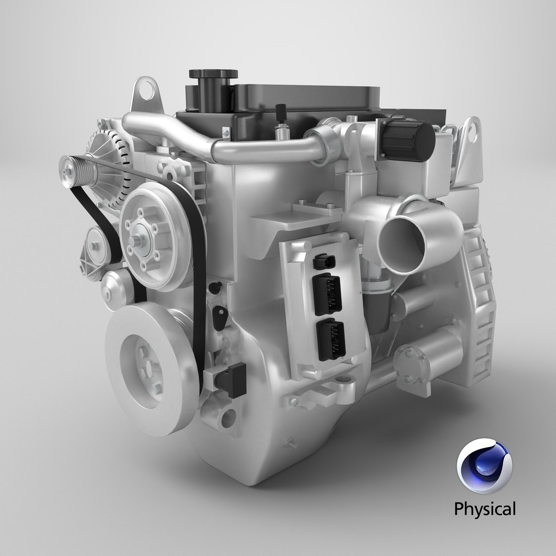 Engine Cummins 3d Model