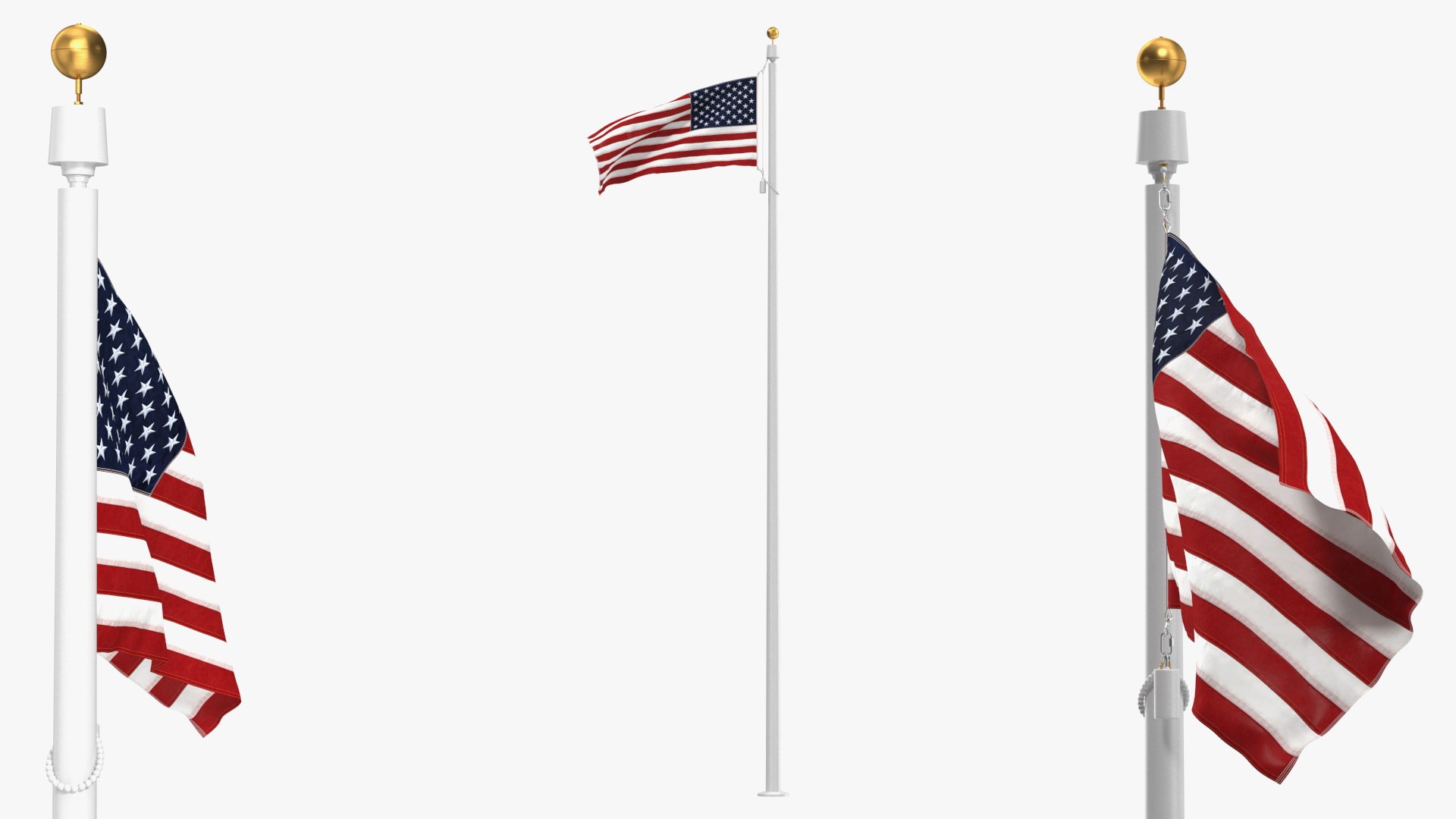 3D Flag USA Animated - TurboSquid 1980744