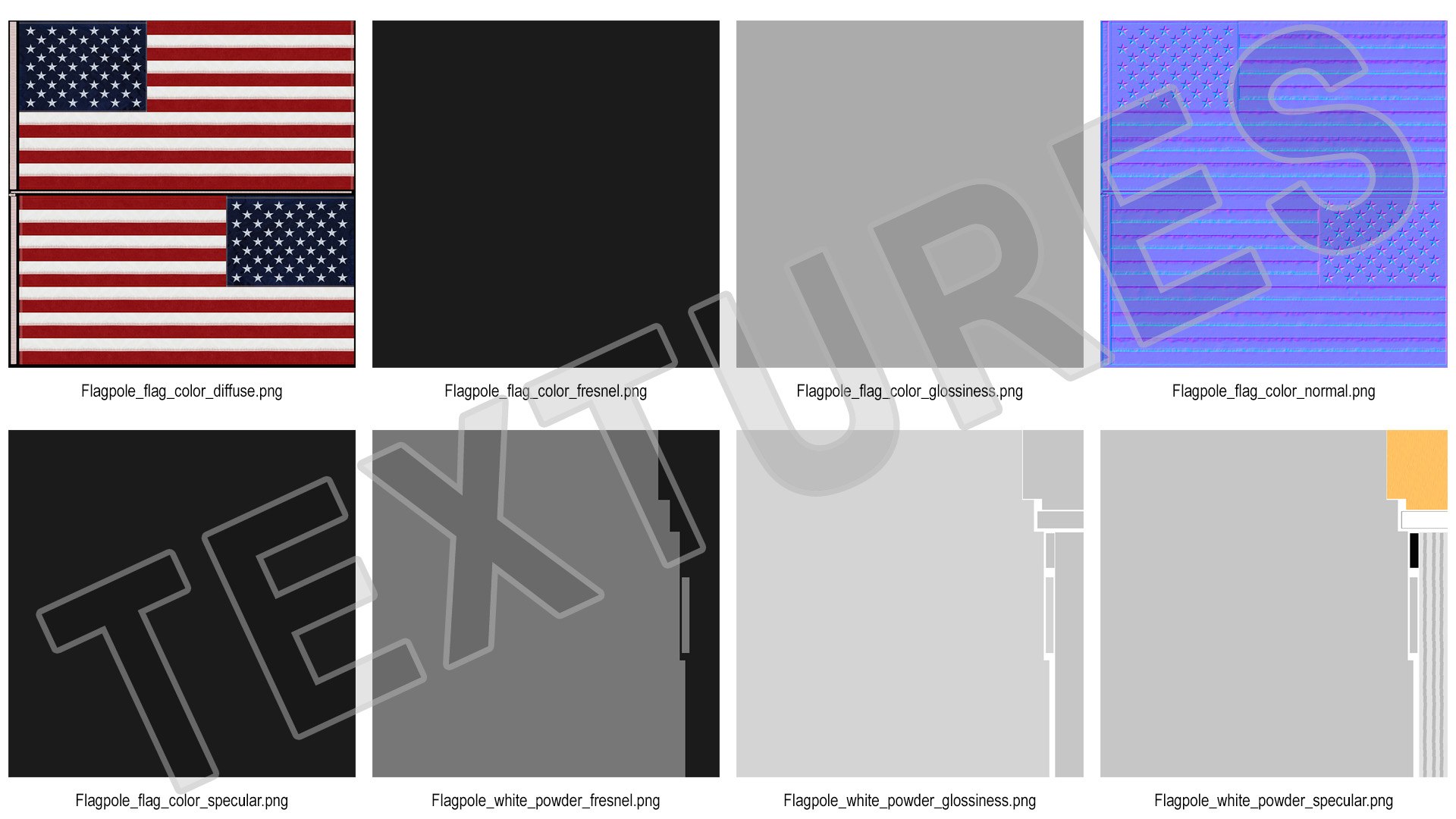 3D Flag USA Animated - TurboSquid 1980744
