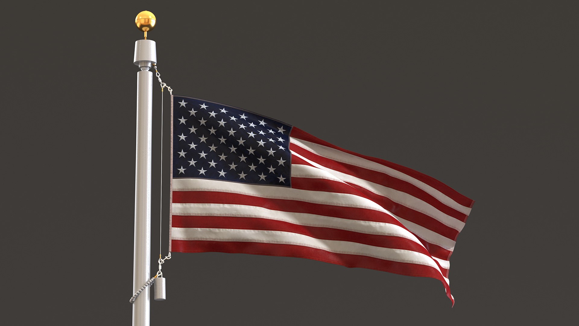3D Flag USA Animated - TurboSquid 1980744