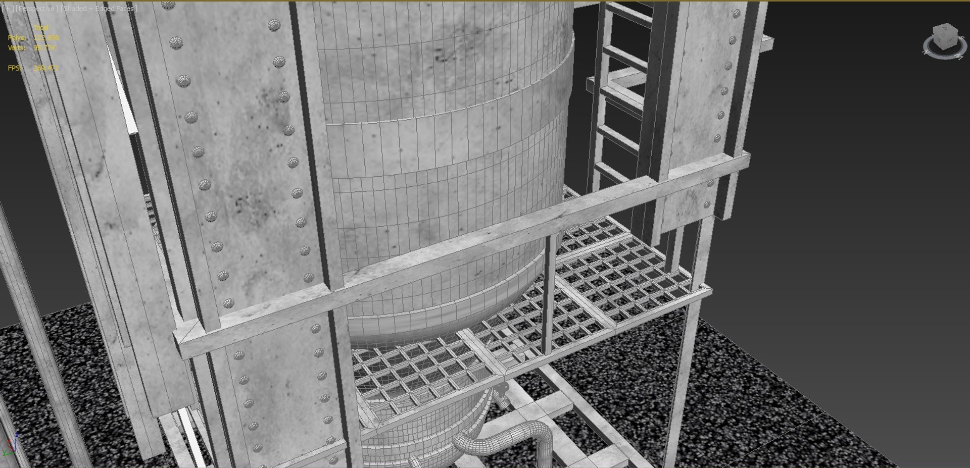 3D Oil Tank Model - TurboSquid 1163600