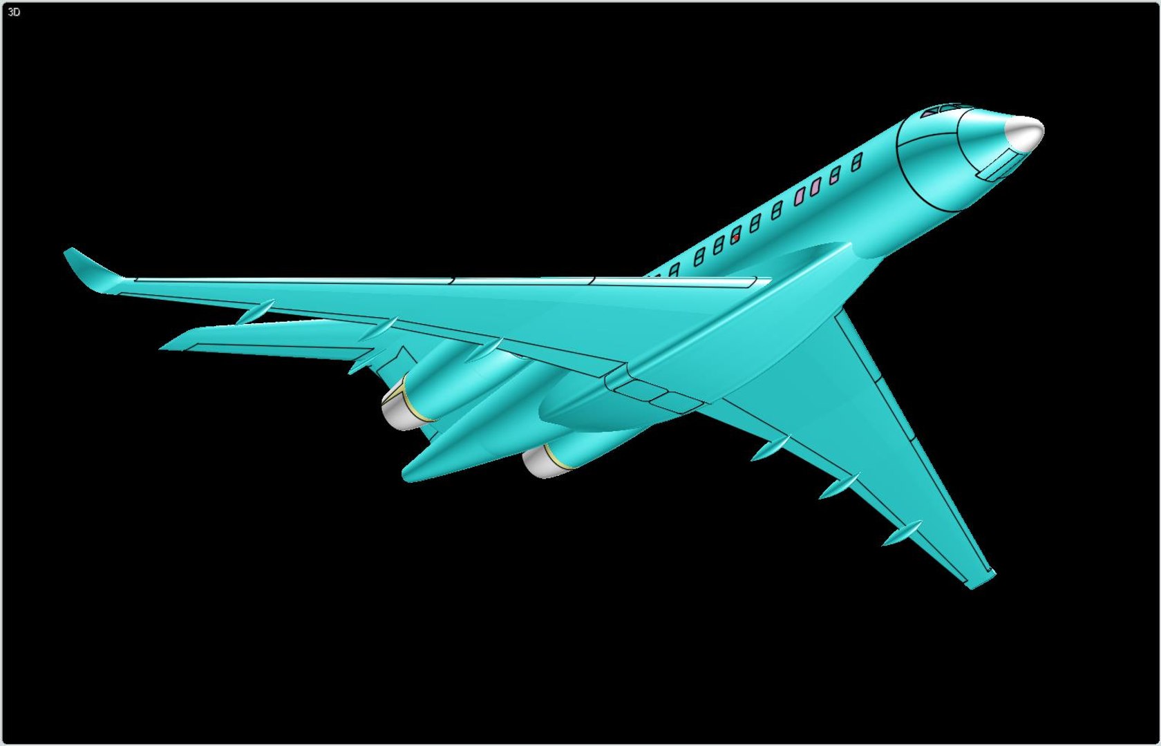 Bombardier Global 5000 Executive 3dm