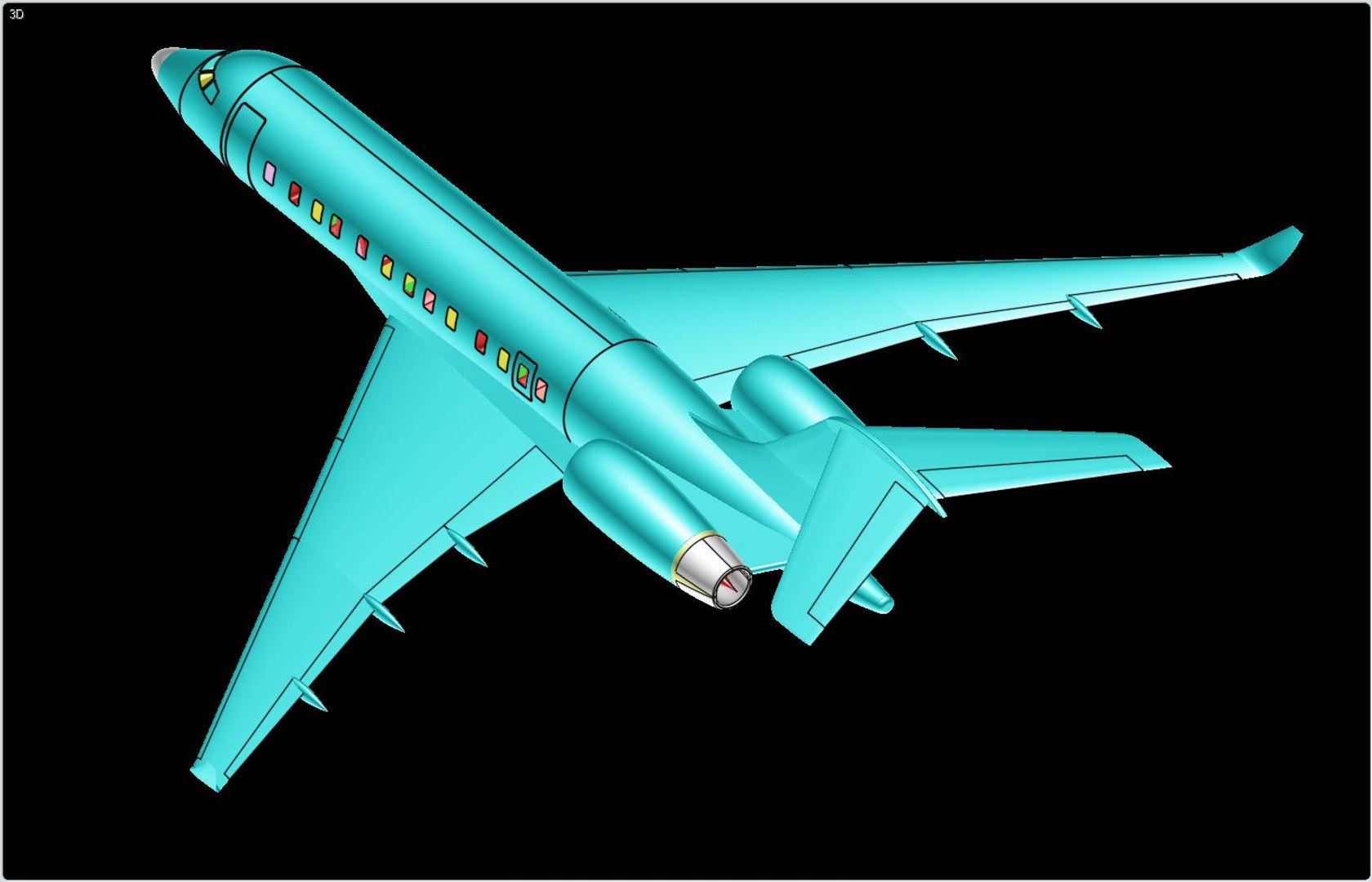 Bombardier Global 5000 Executive 3dm
