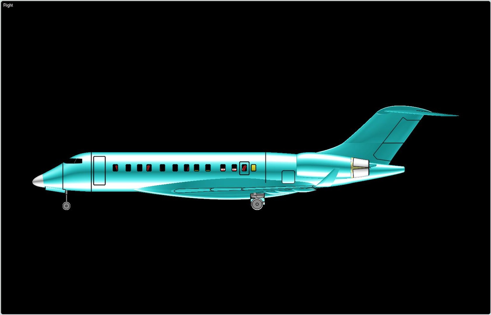 Bombardier Global 5000 Executive 3dm