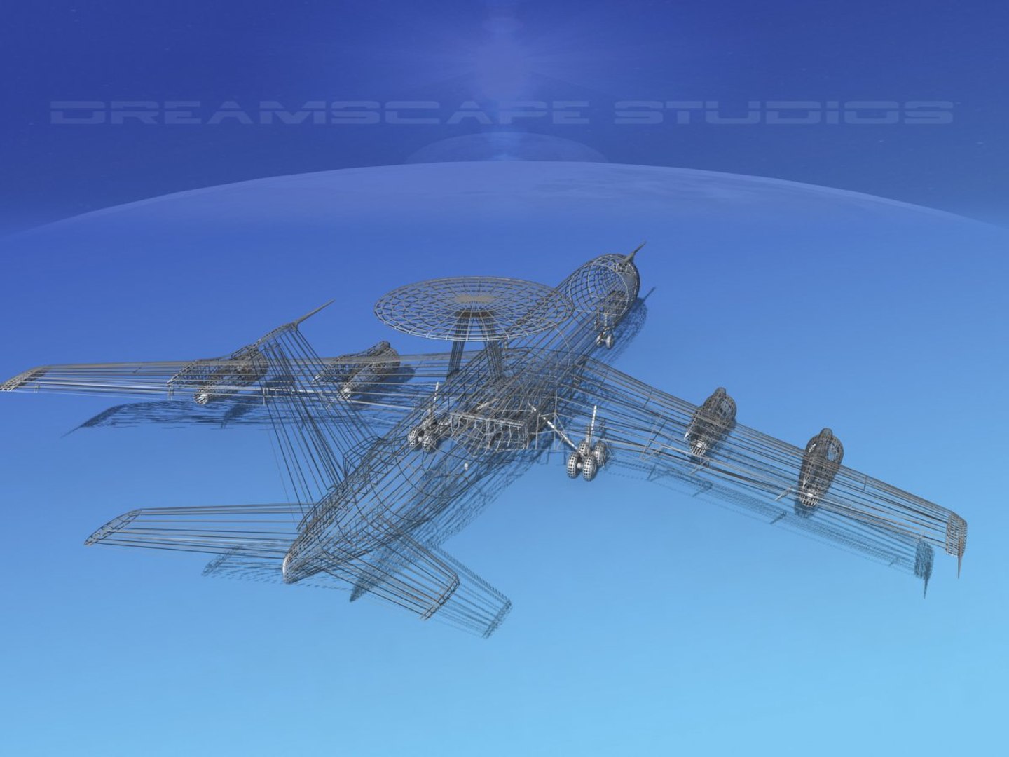 Boeing E-3 Sentry 3d Model