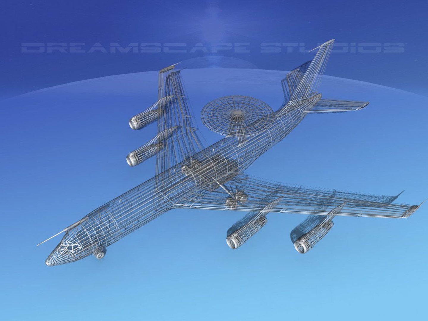 Boeing E-3 Sentry 3d Model