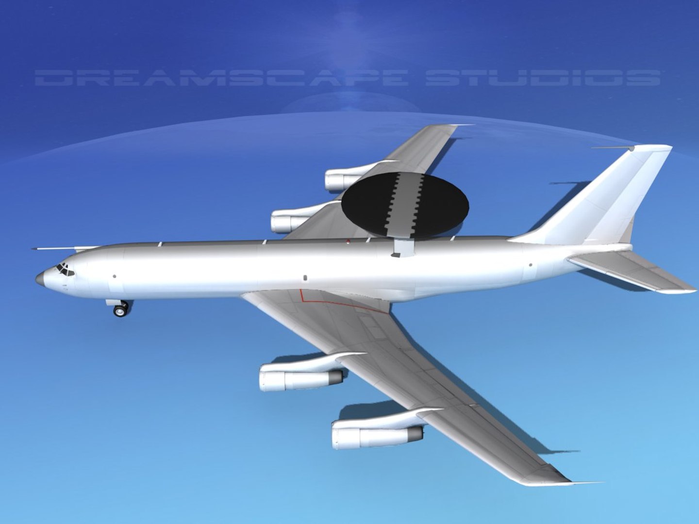 Boeing E-3 Sentry 3d Model