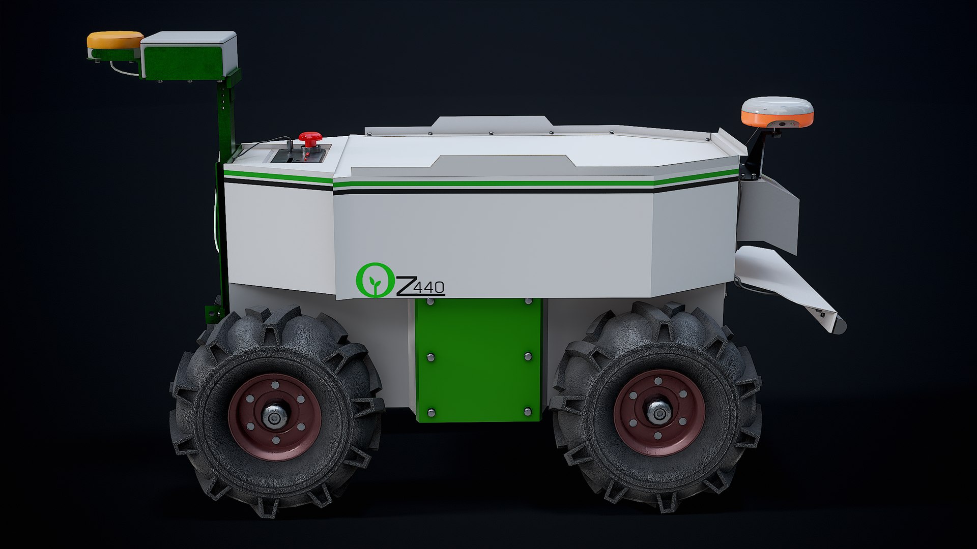 Oz Naio Farming Robot Assistant PBR Model - TurboSquid 2045524
