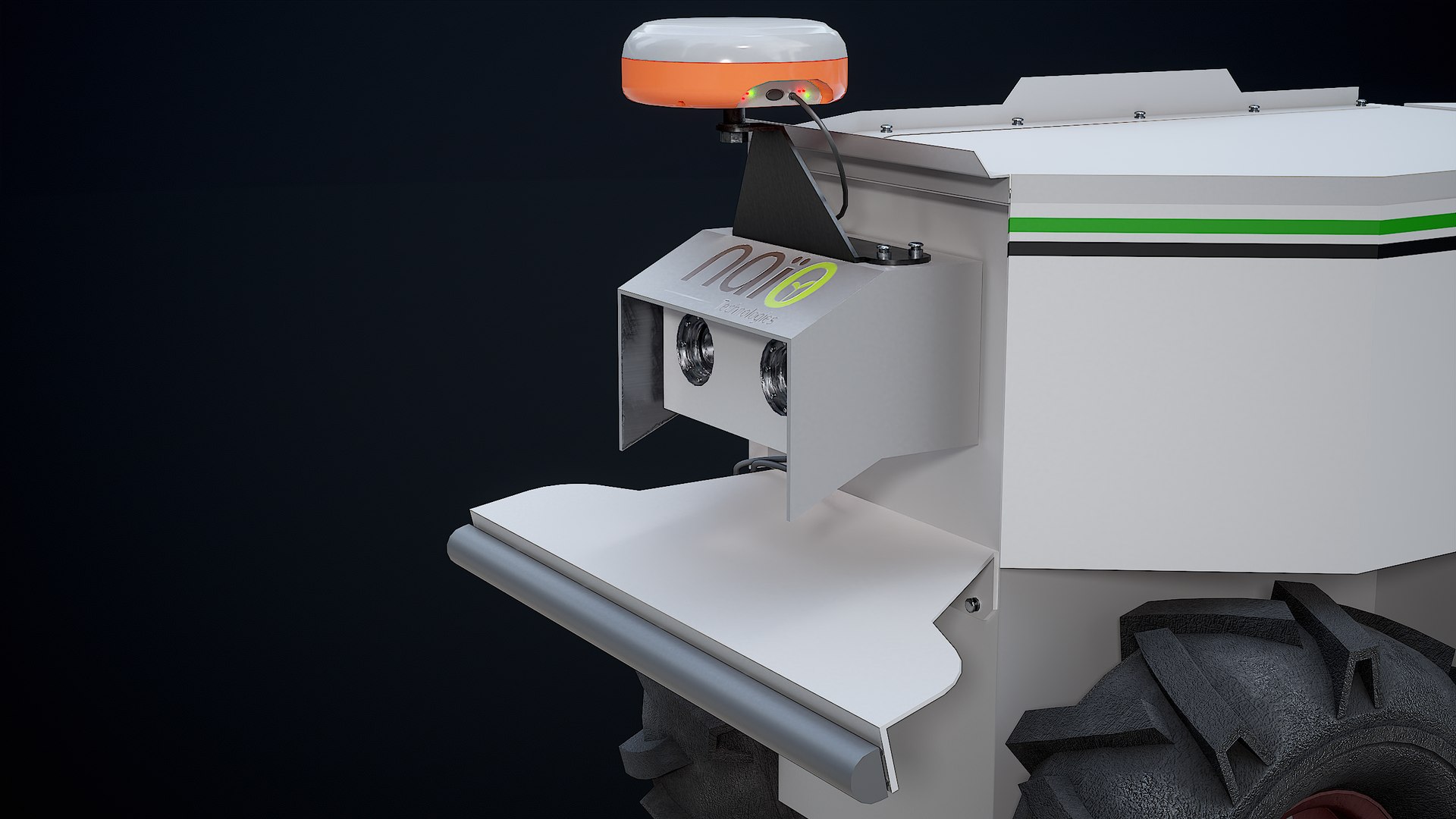 Oz Naio Farming Robot Assistant PBR Model - TurboSquid 2045524