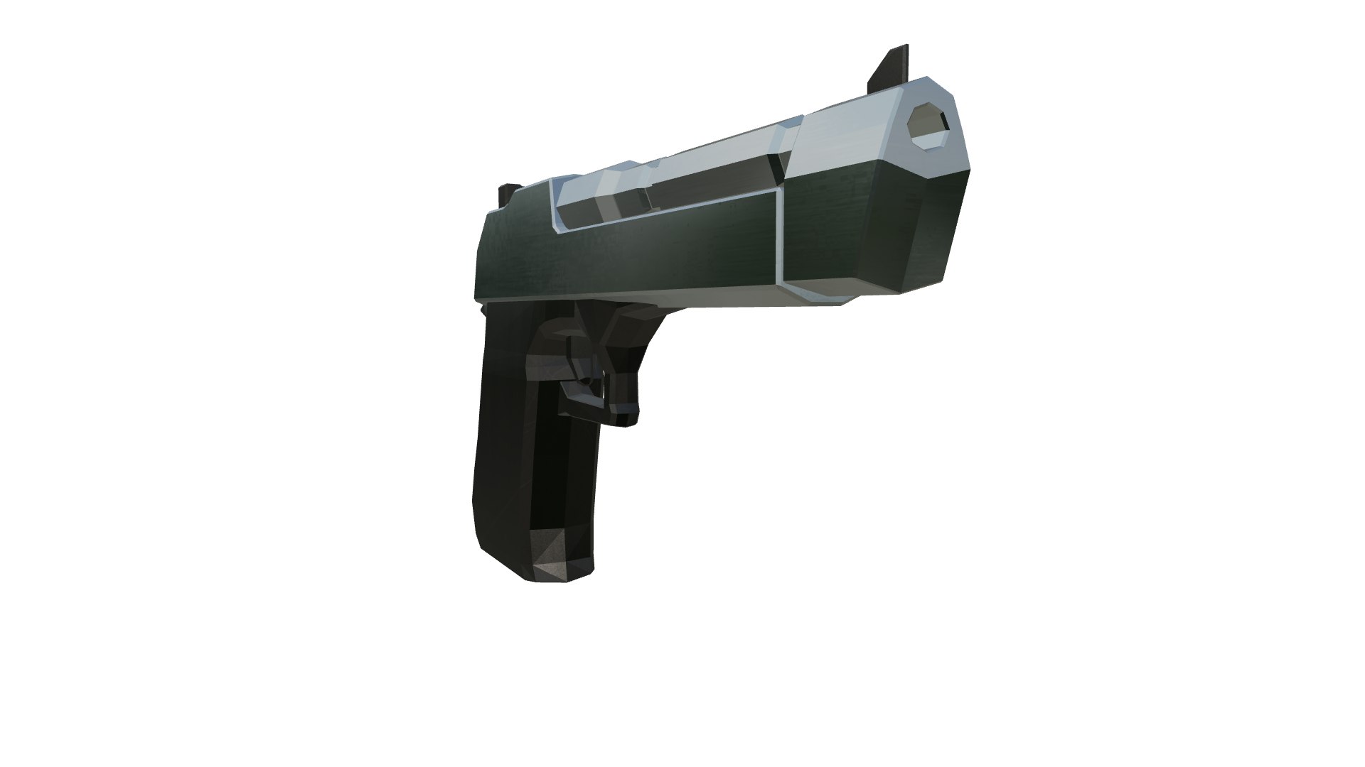 Low Poly Desert Eagle A High-Resolution 3D Model 3D - TurboSquid 2223155
