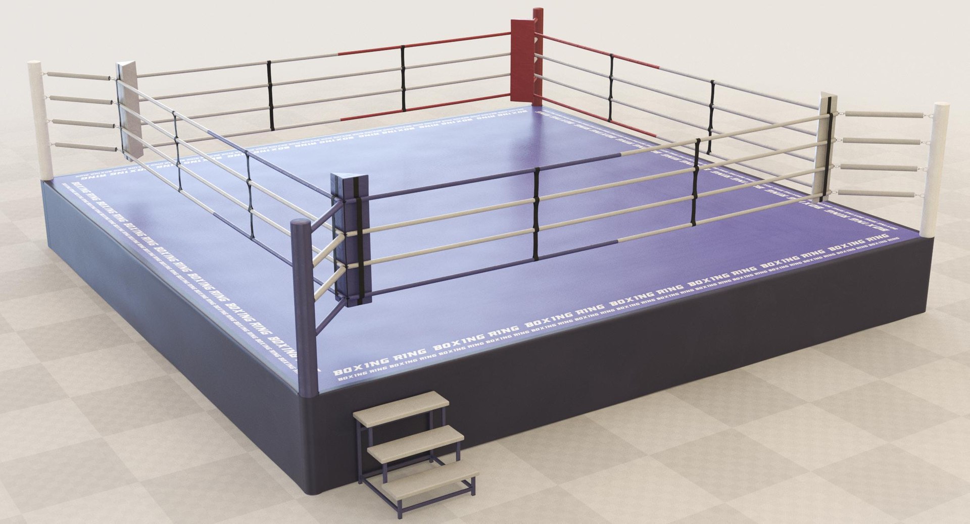 Boxing ring model - TurboSquid 1348241