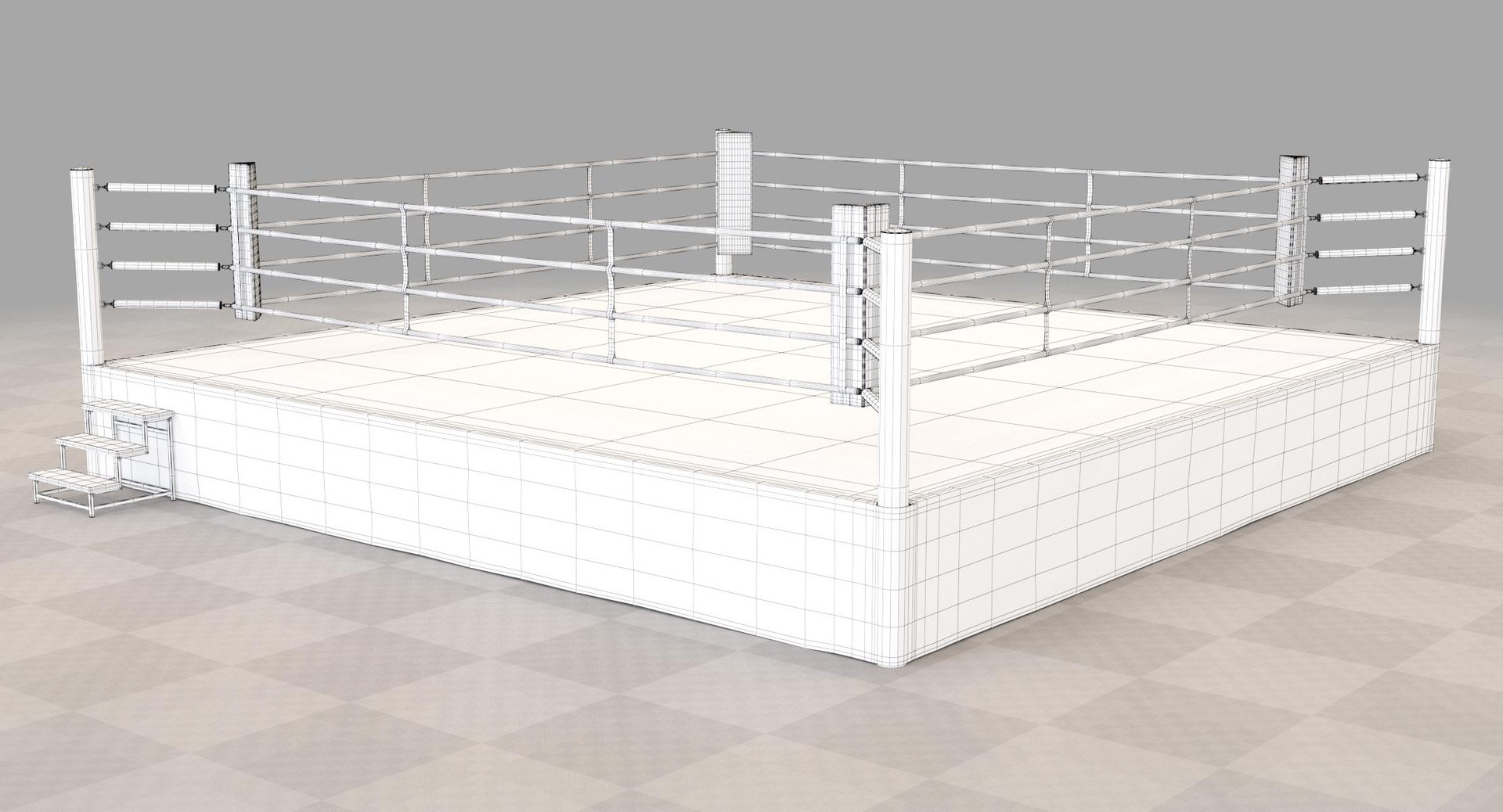 Boxing Ring Model - TurboSquid 1348241