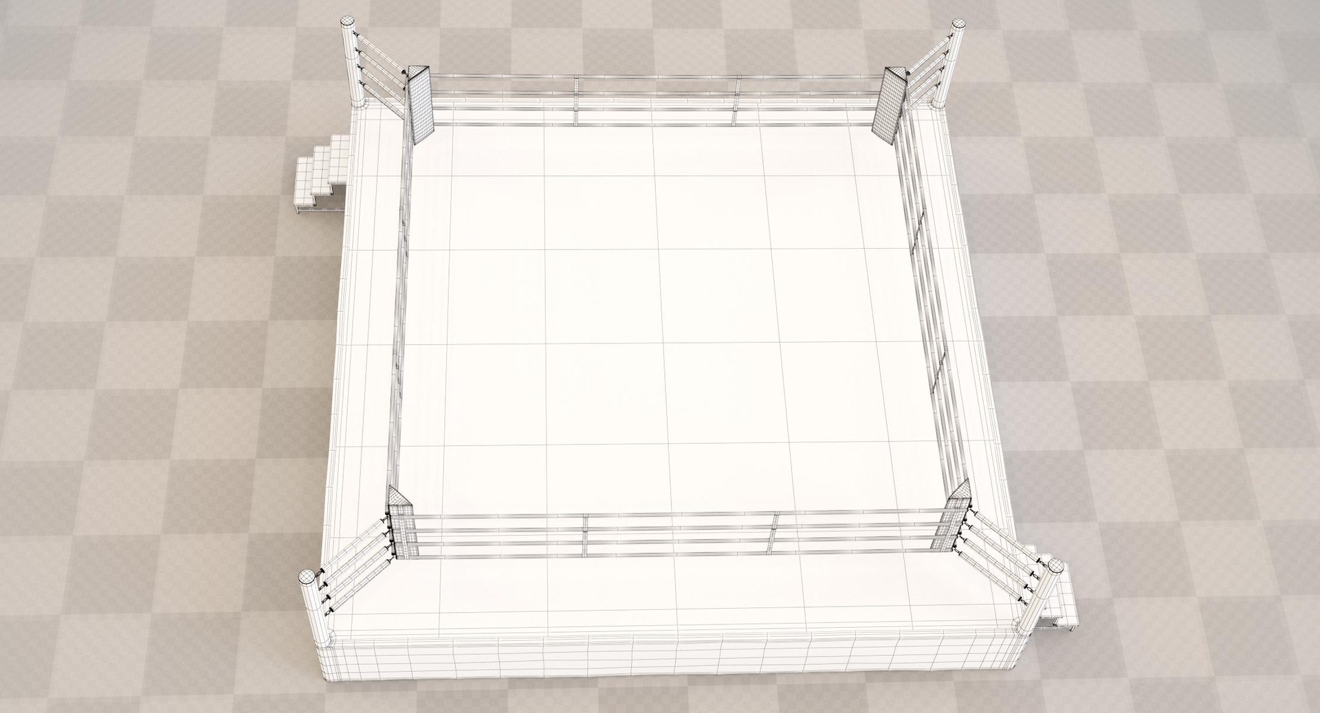Boxing Ring Model - TurboSquid 1348241