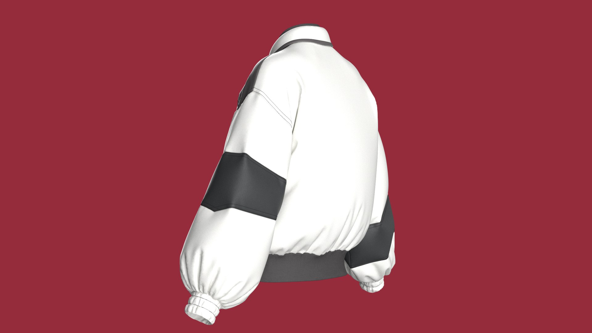 3D Model Girls Bomber Pocket Jacket - TurboSquid 2330825