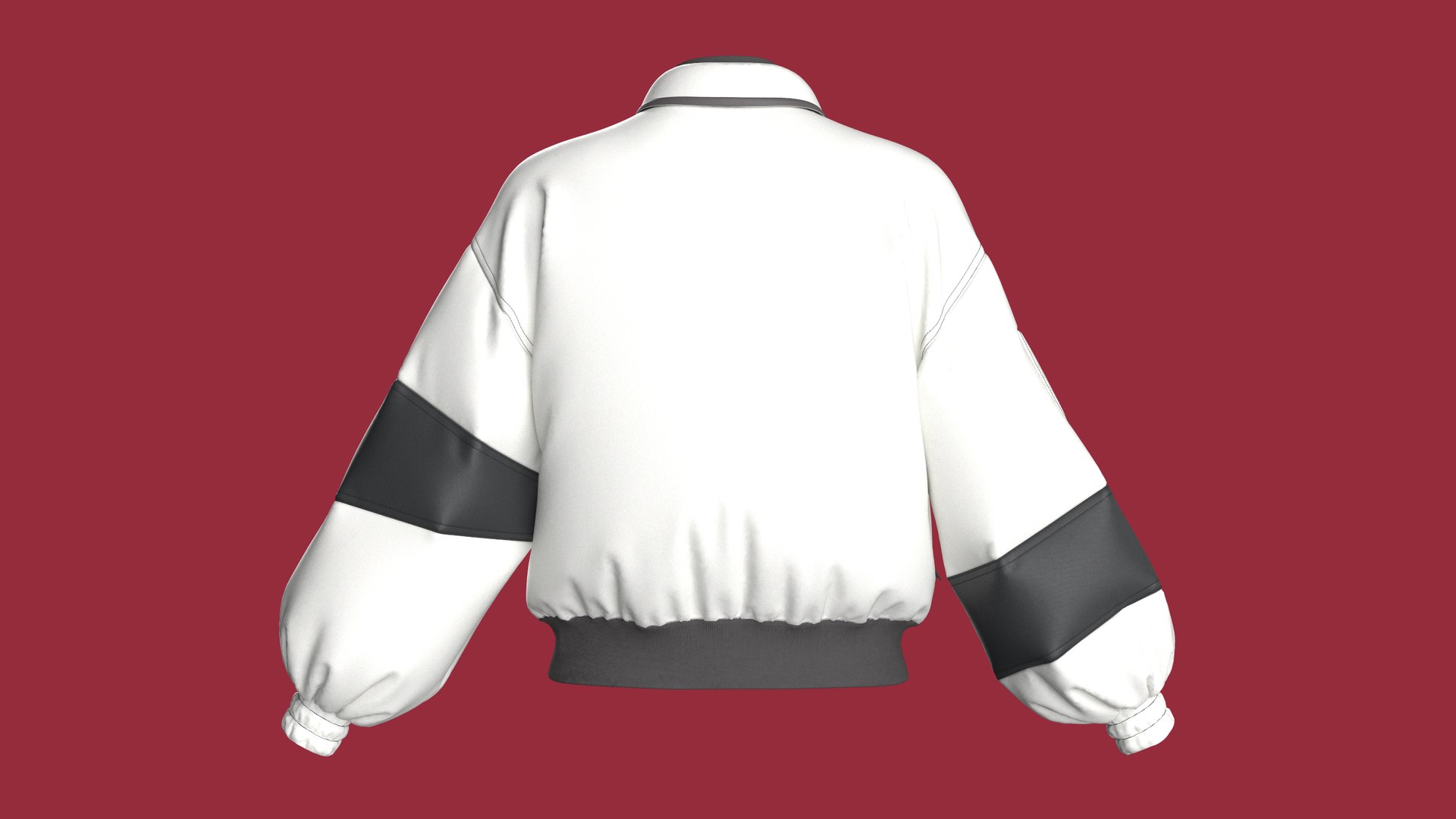 3D Model Girls Bomber Pocket Jacket - TurboSquid 2330825