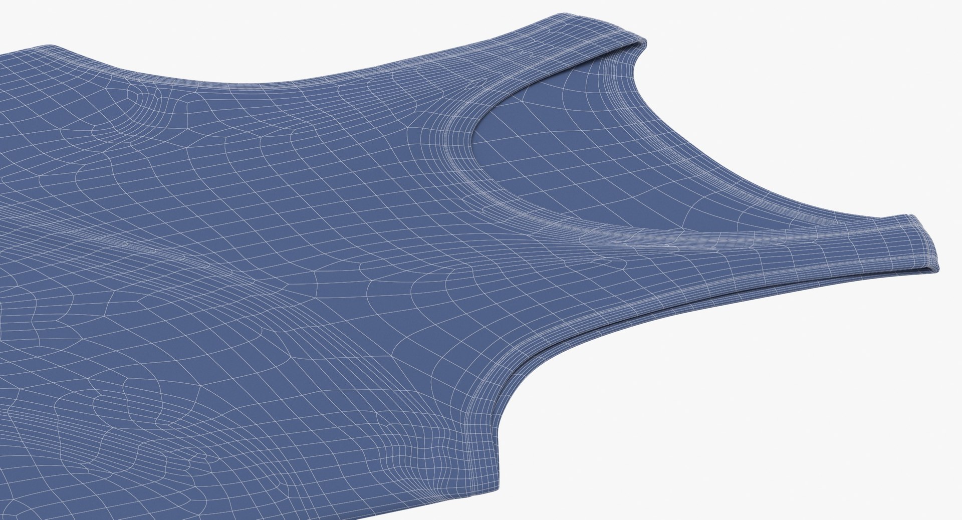 3D Model Sleeveless Flat Female Type 01 Front Blank White And Branded ...