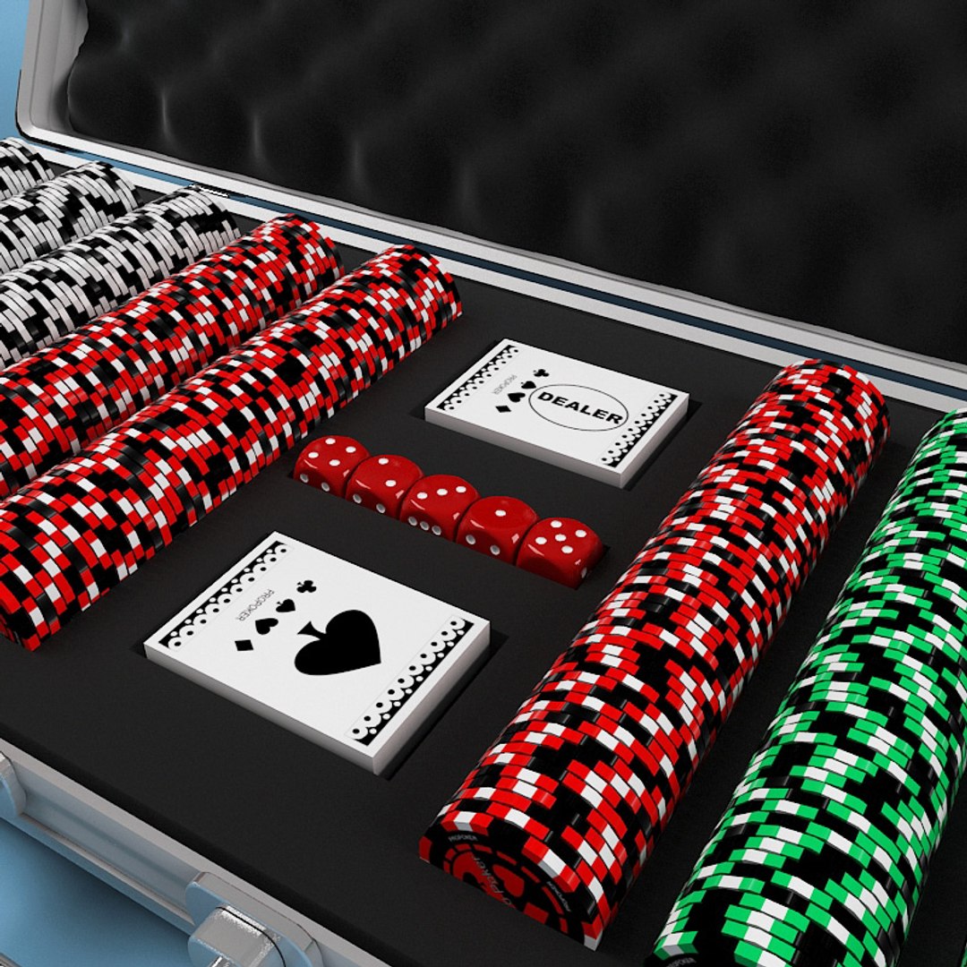 Poker Chip Set 3d C4d
