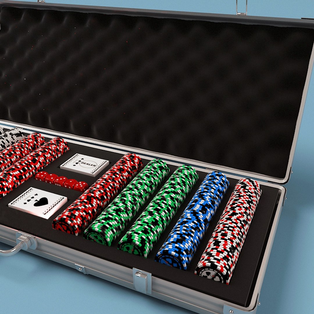Poker Chip Set 3d C4d