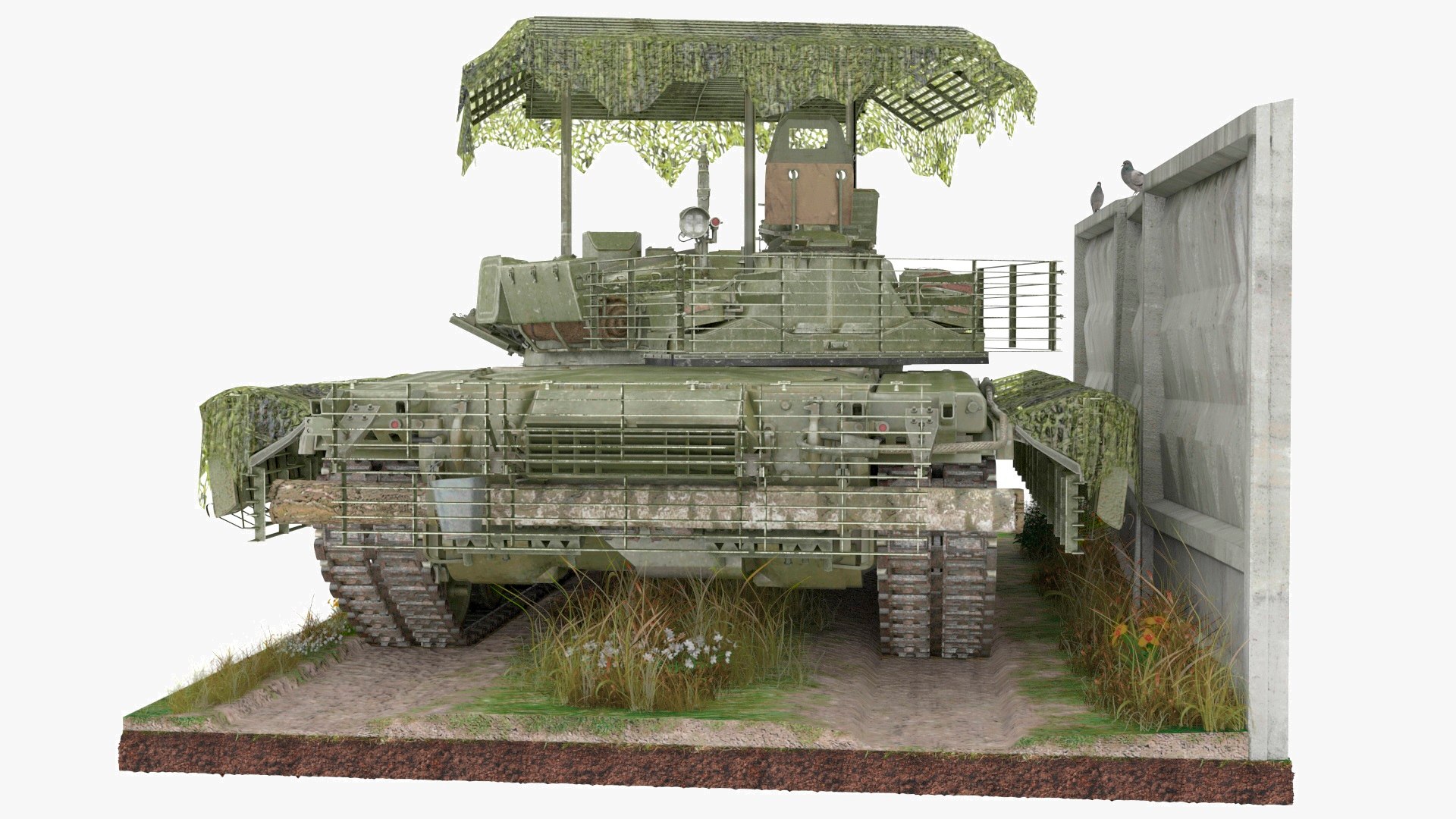 3D T-80BVM Model - TurboSquid 2257778