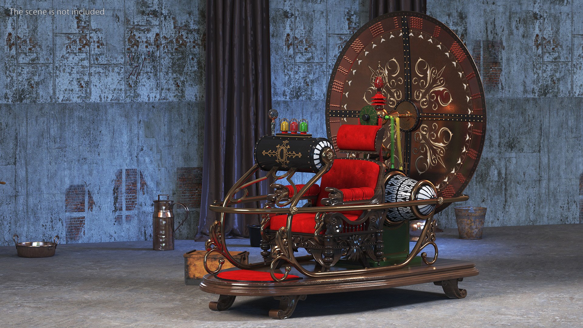 3D Time Machine From Herbert Wells Fiction - TurboSquid 2112237