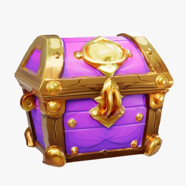 modelo 3d Cofre del tesoro - TurboSquid 2291619