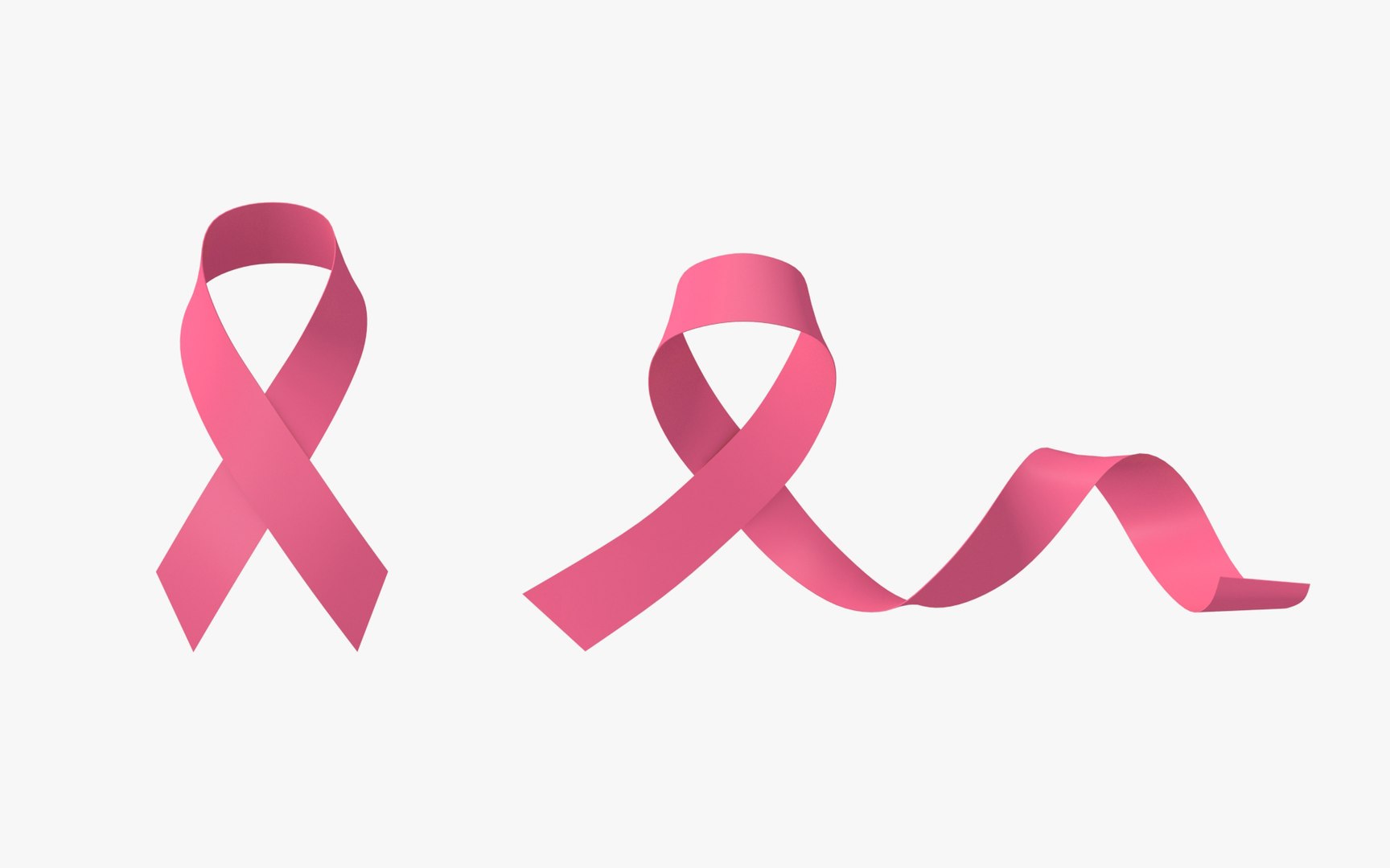 Pink Ribbons 3D - TurboSquid 2059818