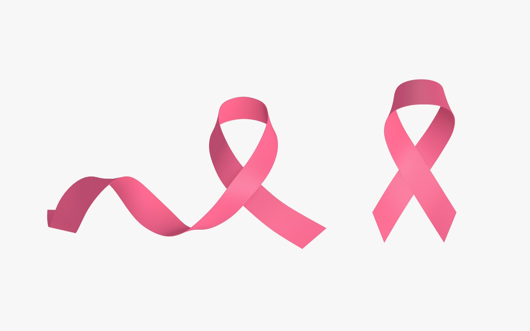 Pink Ribbons 3D - TurboSquid 2059818