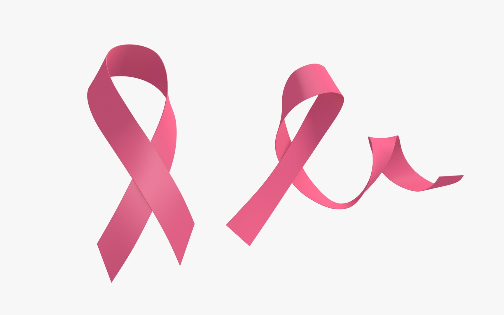 Pink Ribbons 3D - TurboSquid 2059818