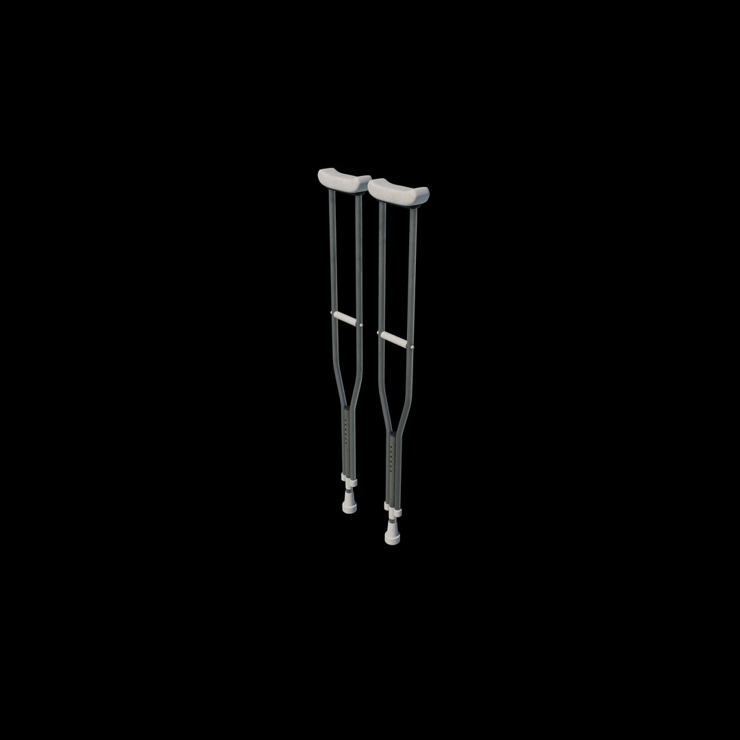 3D Crutch 3D Model Model - TurboSquid 2375246