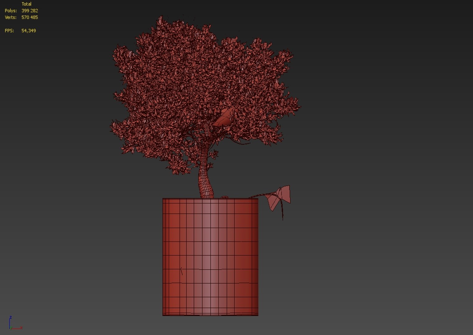 Flower pack 158 tree model - TurboSquid 1654661