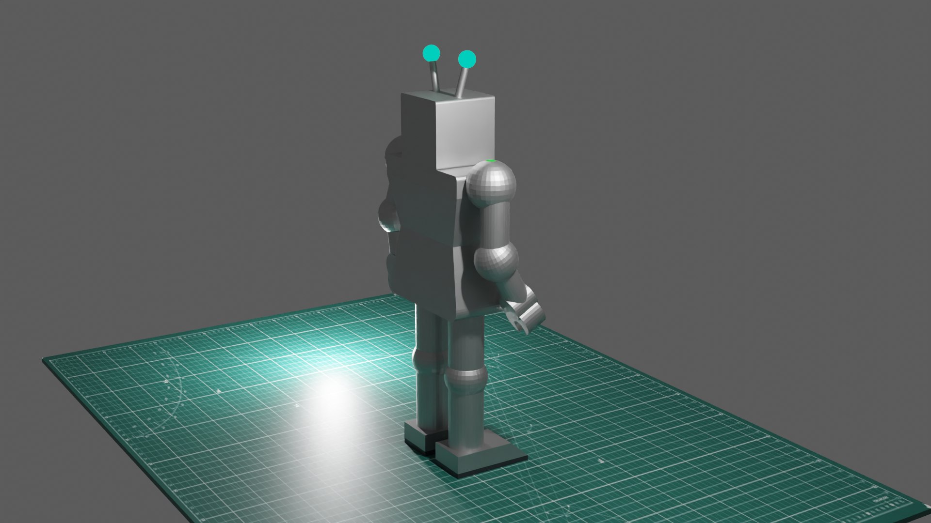 3D Low Poly Robot Box Model - TurboSquid 1857874