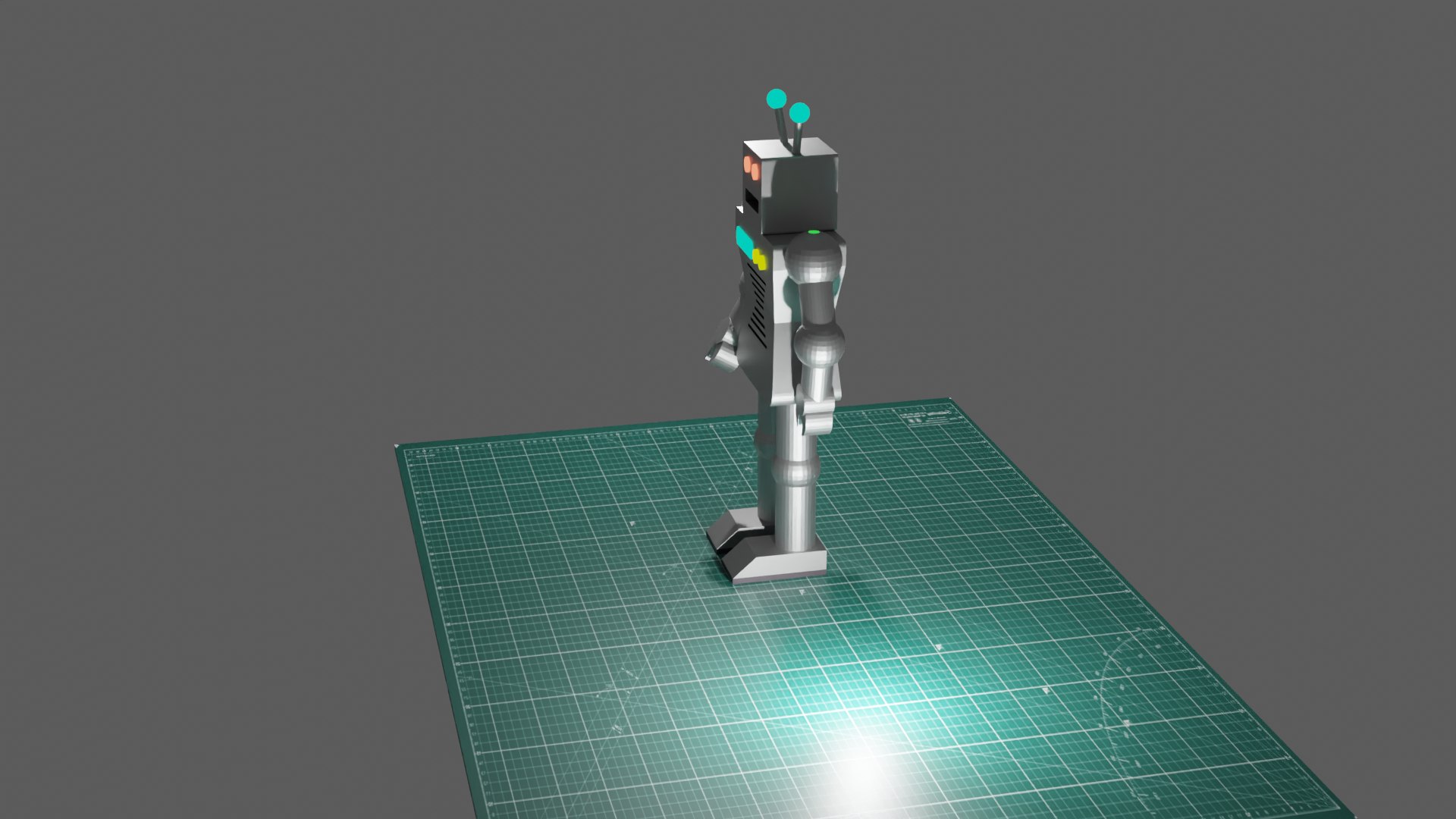 3D Low Poly Robot Box Model - TurboSquid 1857874