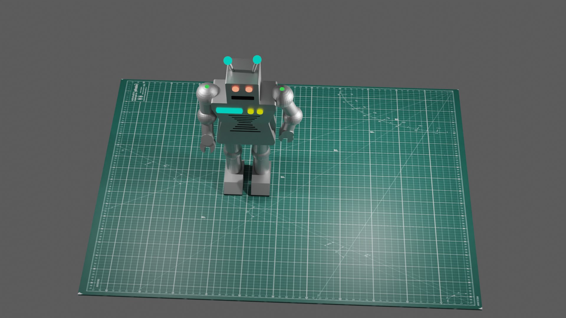 3D Low Poly Robot Box Model - TurboSquid 1857874