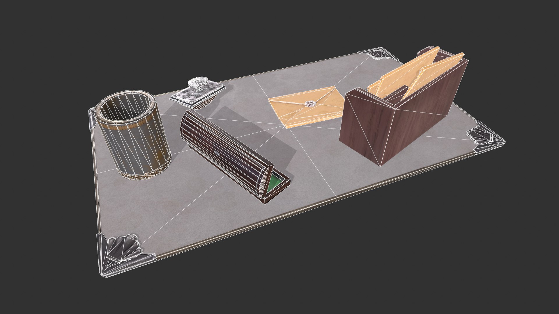 Various Stationery 3D - TurboSquid 1949433