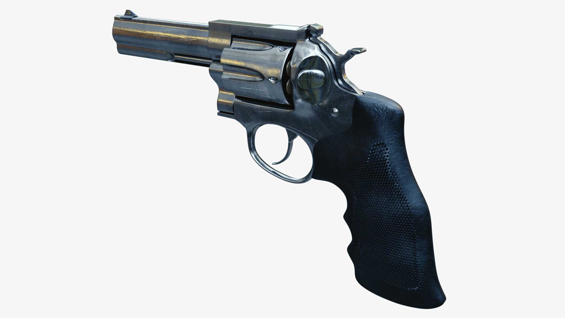 3D Revolver Realistic Pbr Model - TurboSquid 1256691