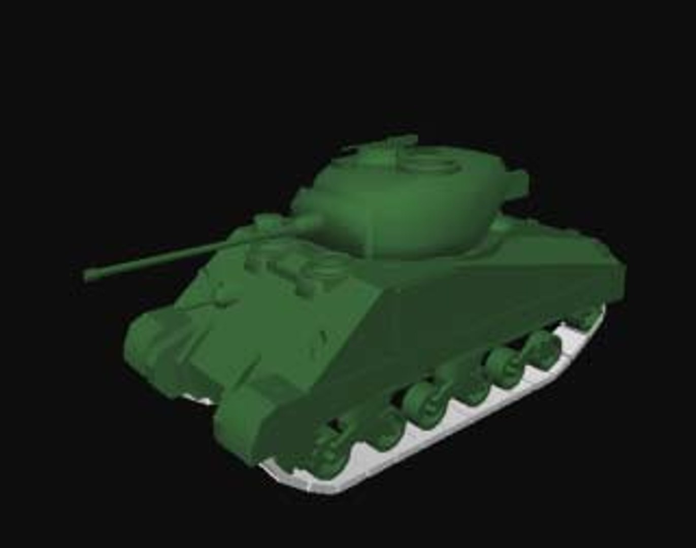 Sherman Tank 3ds