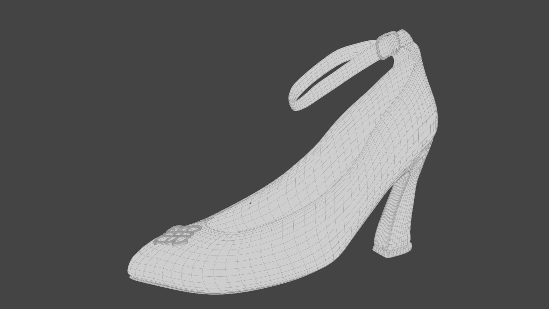 3D Red Label Fashion Heel Model - TurboSquid 2400280