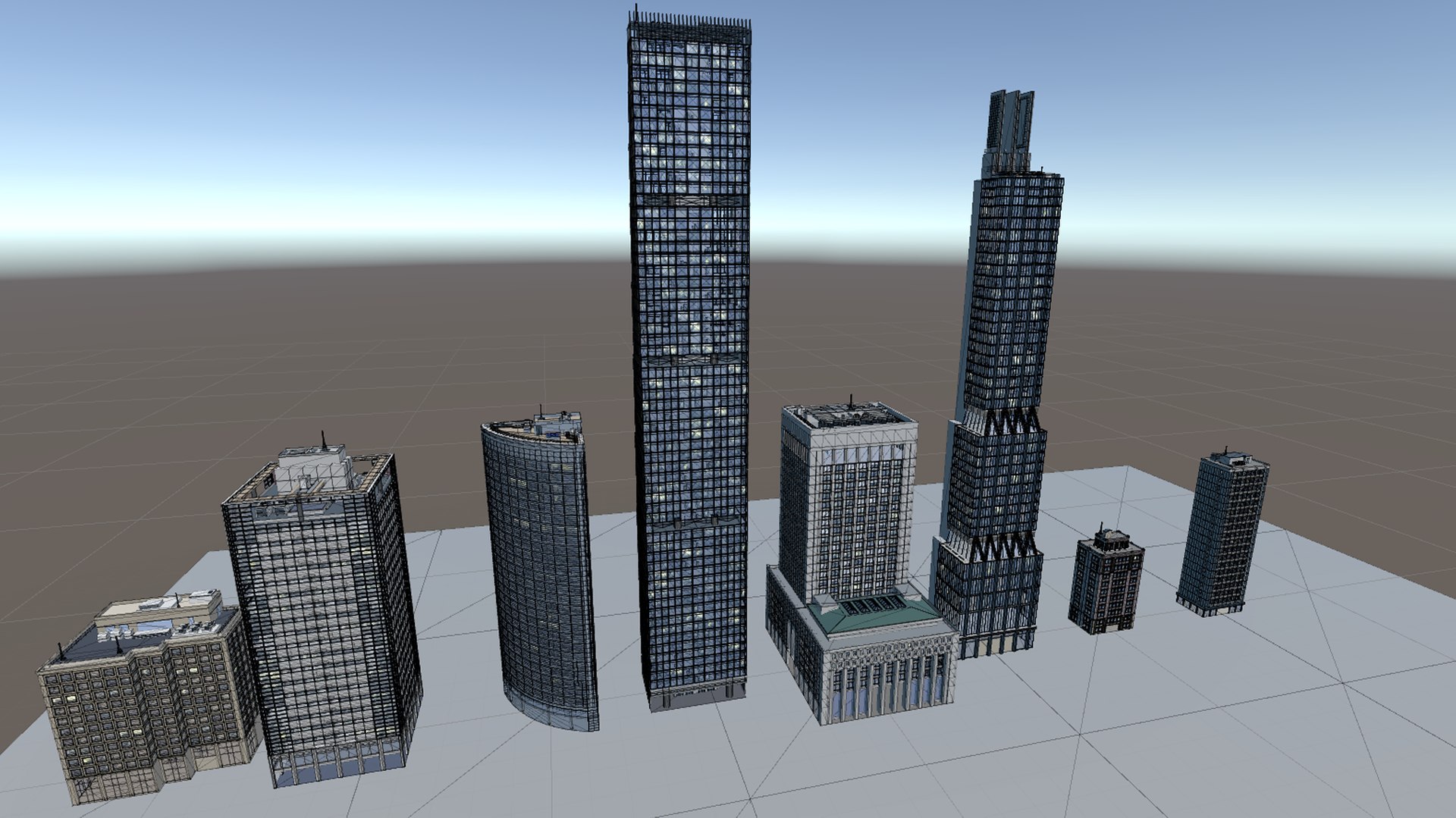 Polygon City Buildings Pack2 3D Model - TurboSquid 2135017