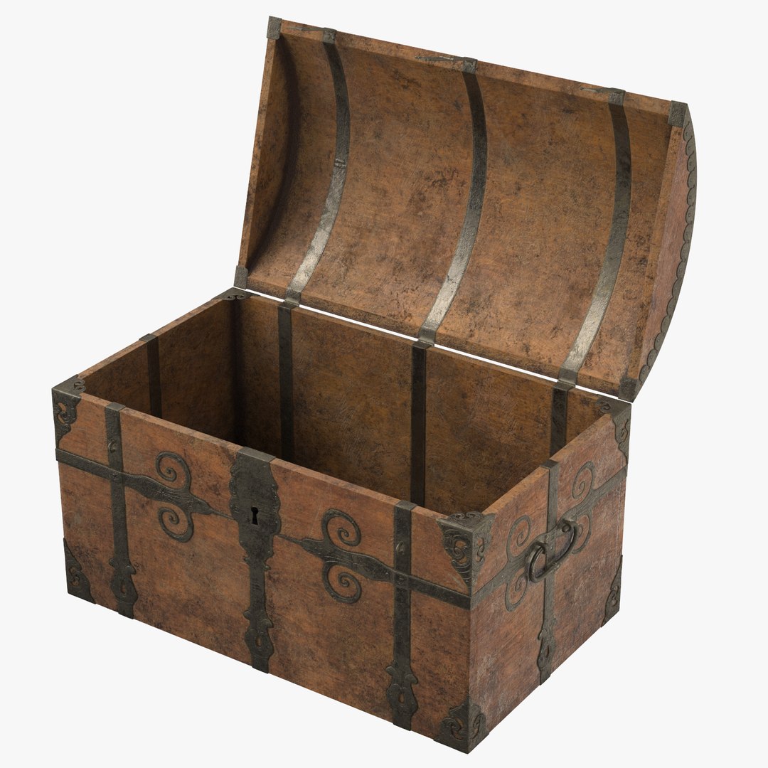 2 Medieval Chests 3d Obj