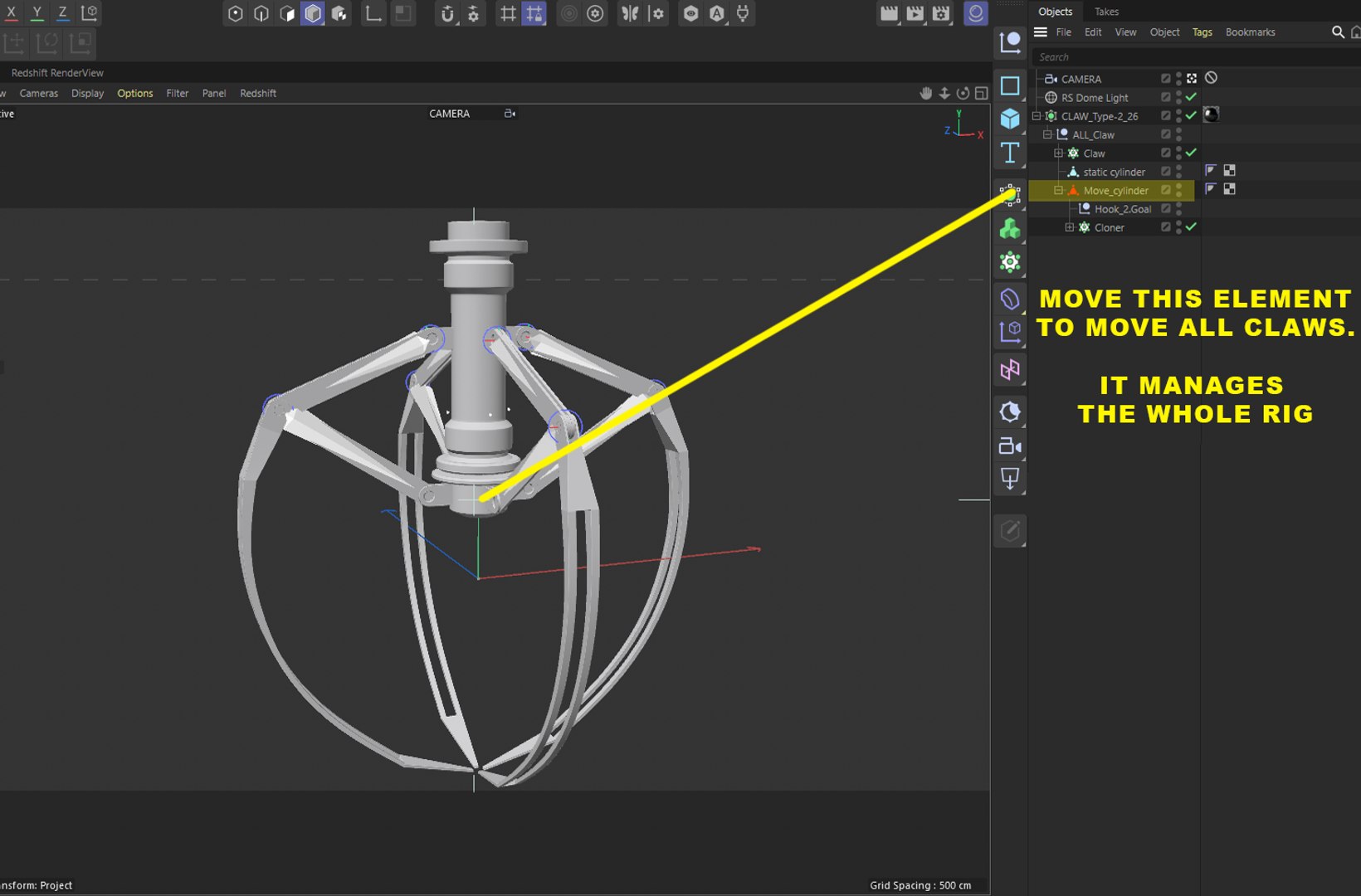 3D Metal Claw 26 With RIG - TurboSquid 2349591