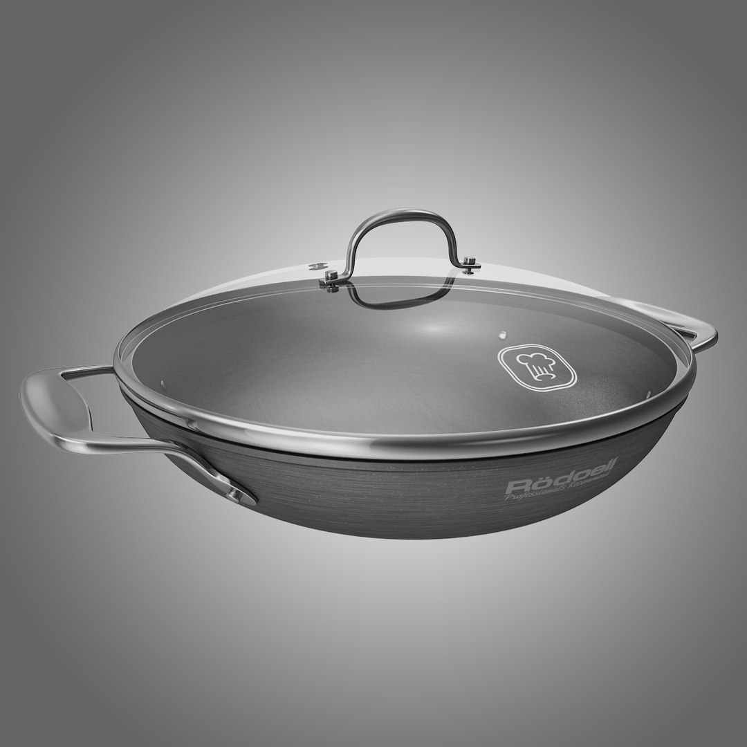 3d Model Of Wok Pan