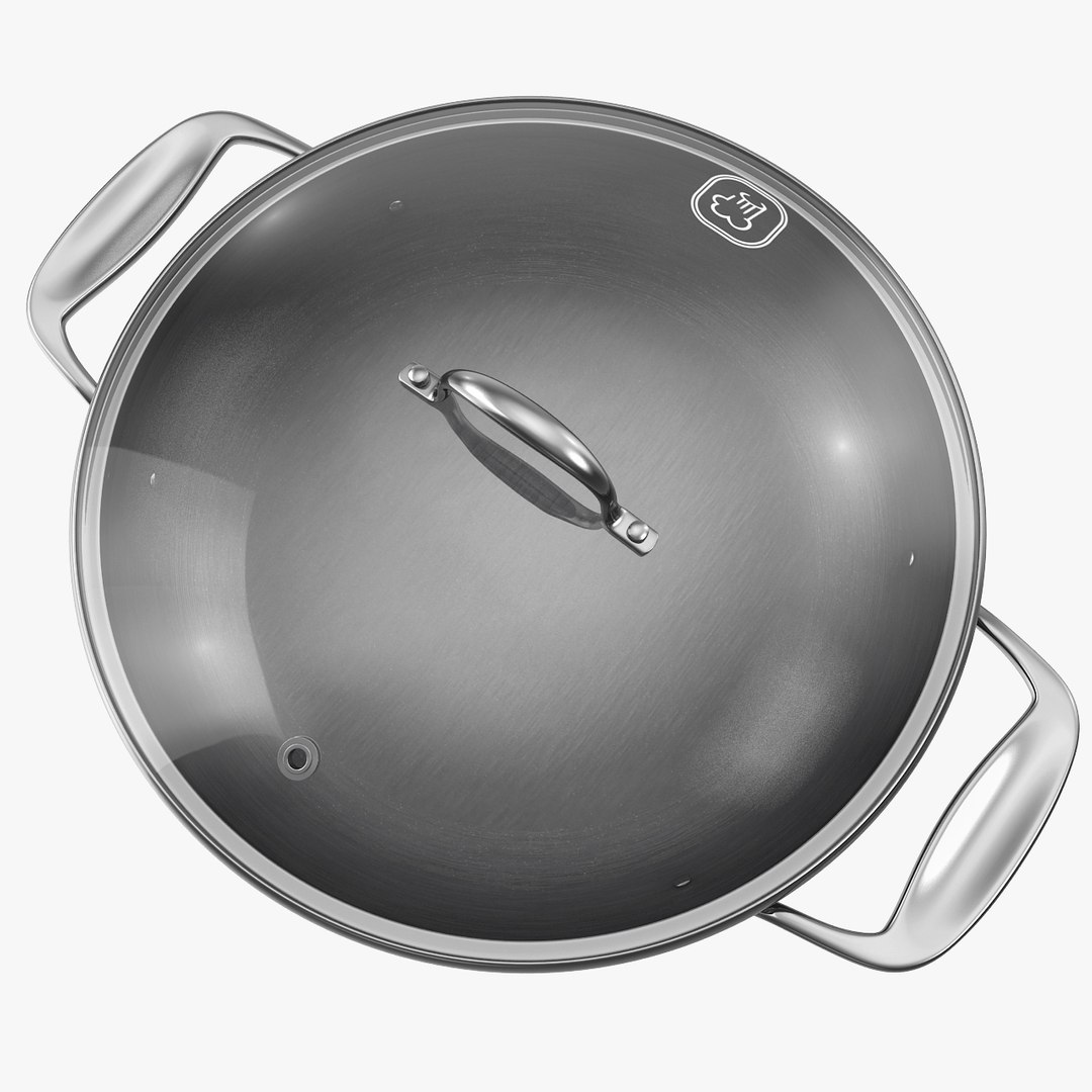 3d Model Of Wok Pan