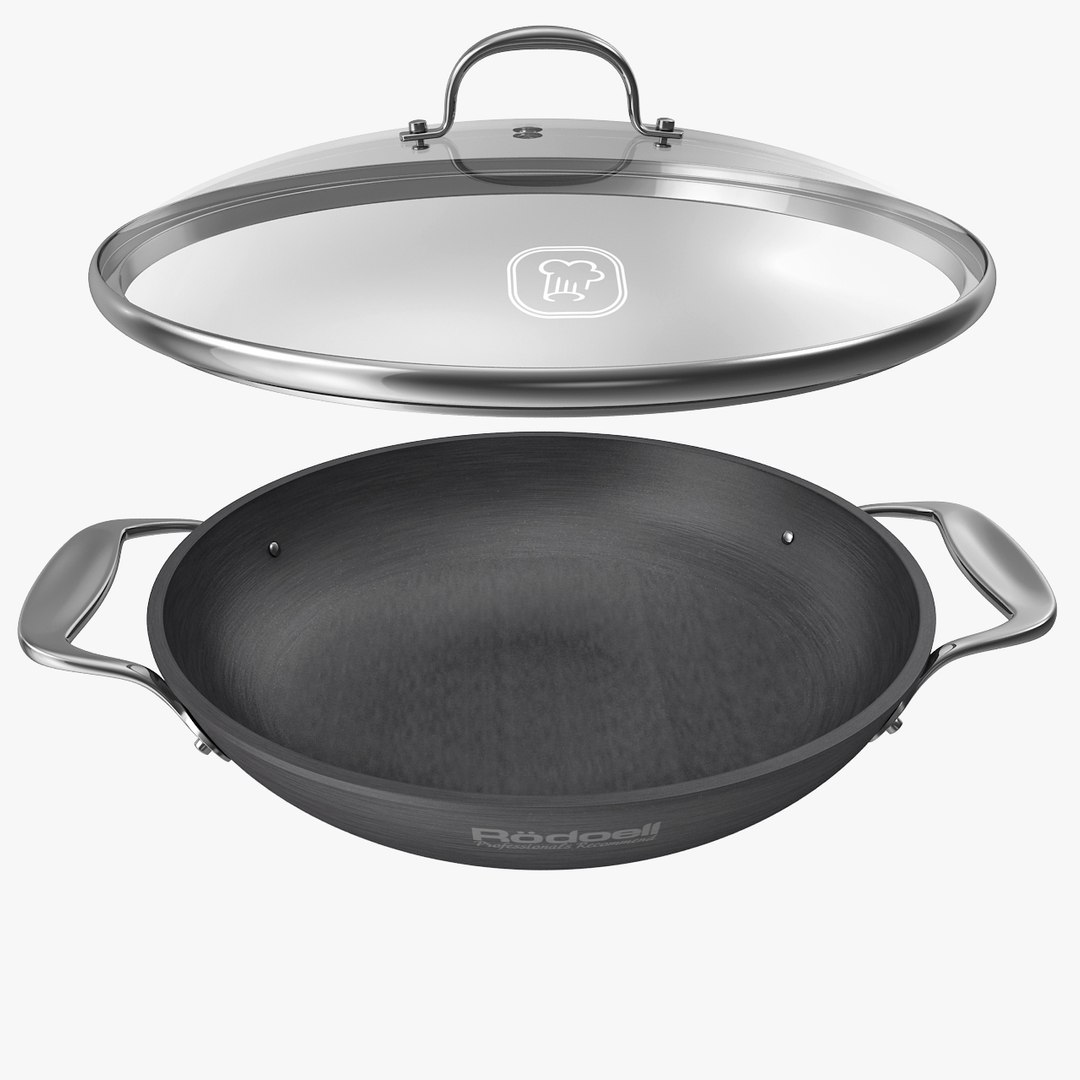 3d Model Of Wok Pan