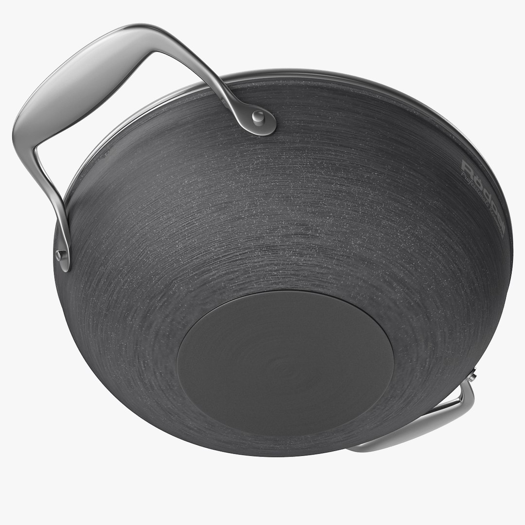 3d Model Of Wok Pan