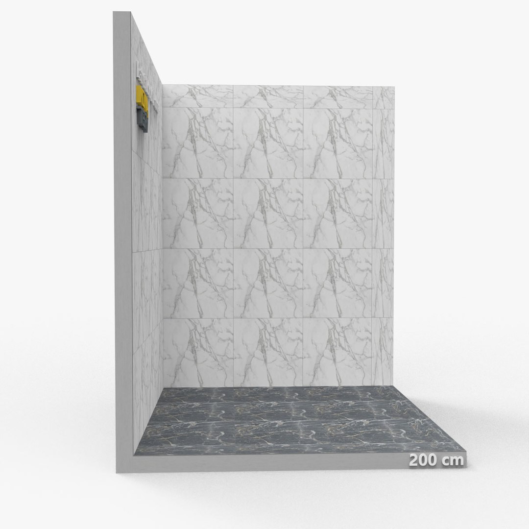 3D model bathroom studio bath tiles - TurboSquid 1711864